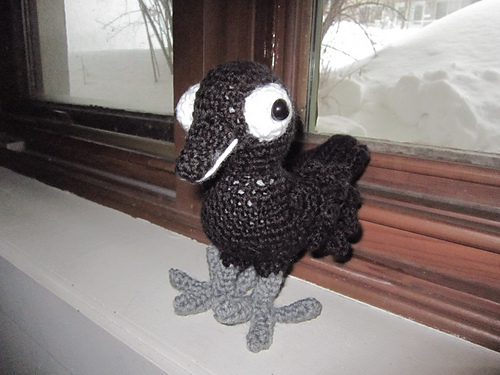 Ravelry: Charlie Bird, Raven or Crow pattern by S. Pendleton