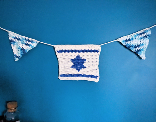Ravelry: Garland for Jewish Holidays, Bat and Bat Mitzvah pattern by ...