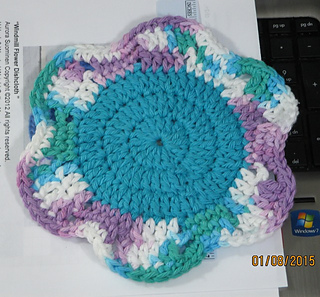 Ravelry: sandeleh's Windmill Flower Dishcloth