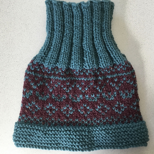 Ravelry: Ginnie’s Snood for Greyhounds pattern by Sandra Levey