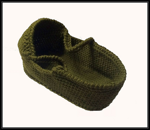 Ravelry: Doll Moses Basket pattern by Sandy Rushton