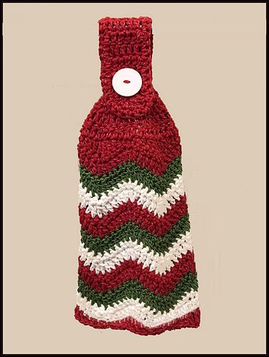 Ravelry: Hanging Kitchen Bathroom Towel pattern by Sandy Rushton