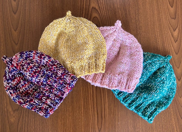 Ravelry: Acorn knit cap for kids pattern by Sayoko Shigeno