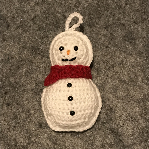 Ravelry: Snowman Ornament pattern by Erangi Udeshika