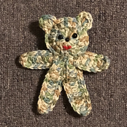 Ravelry: Small Crochet Teddy Bear for Charity pattern by Gail W. Mayes