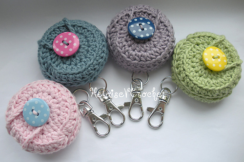 Ravelry: Vaseline Holder Case Keychain pattern by Heloise Victoria