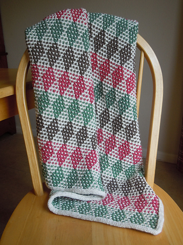 Ravelry: Diamond Blanket pattern by Bernat Design Studio