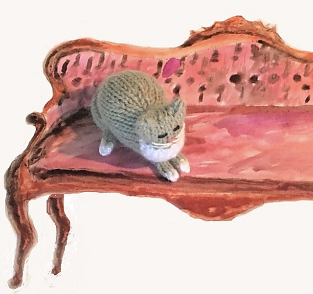 Ravelry: Tiny Parlor Cat pattern by Sara Elizabeth Kellner