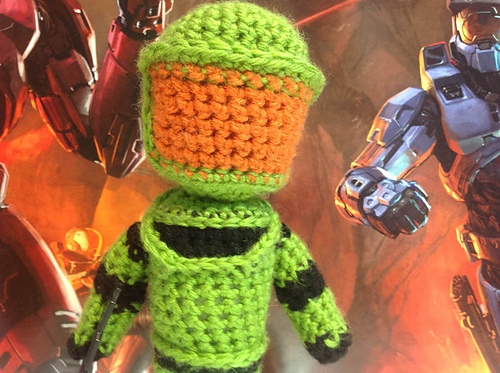 Ravelry: Master Chief Halo pattern by SarahBeth