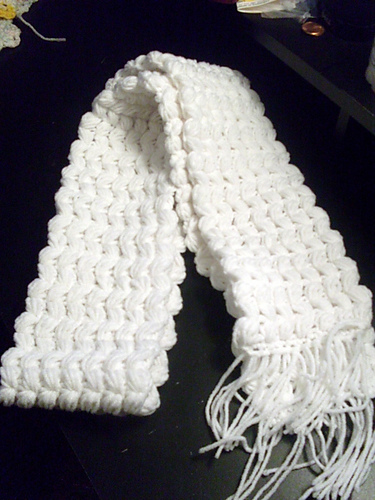 Ravelry: Puff Stitch Crochet Scarf pattern by Teresa Richardson