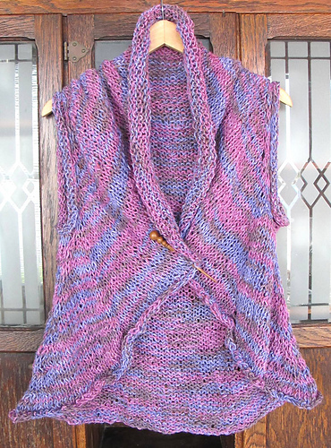 Ravelry: One Piece Vest pattern by Sarah Punderson