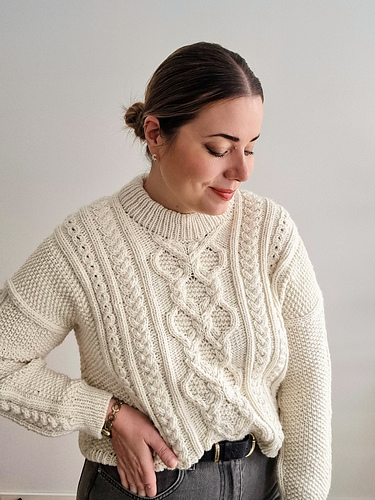Ravelry: Moonflower pullover pattern by Sari Nordlund