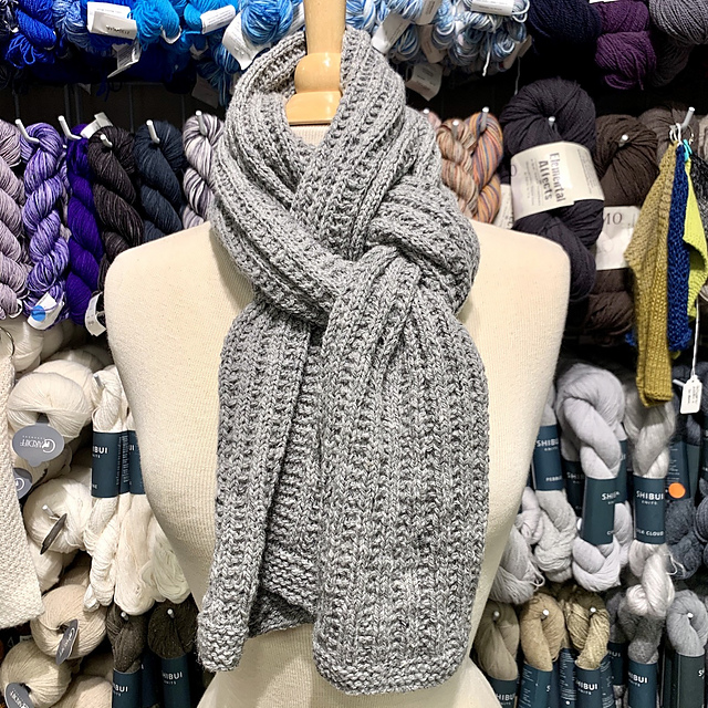 Ravelry: Double Broken Rib Scarf - DK Version (#003B) pattern by ...