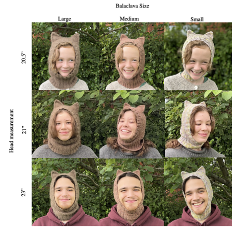 Ravelry: Human Kitty Balaclava pattern by Kiley Olivia