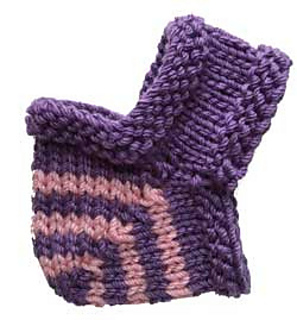 Ravelry: Short Row Heel with Stripes pattern by Jody Richards