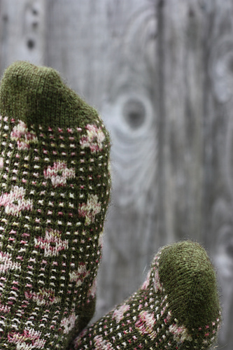 Ravelry: Pressed Flowers Socks pattern by Amy Christoffers