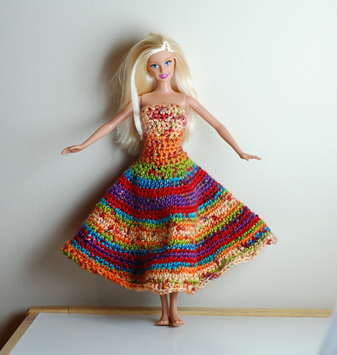 Ravelry: Barbie Gown pattern by Abigail Forrest