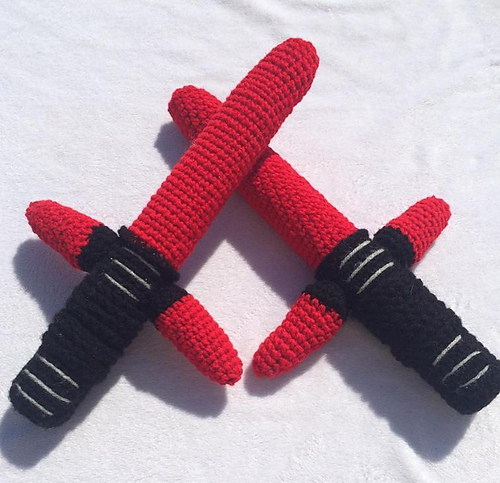 Ravelry: Crocheted Lightsabers pattern by The Crocheting Mom