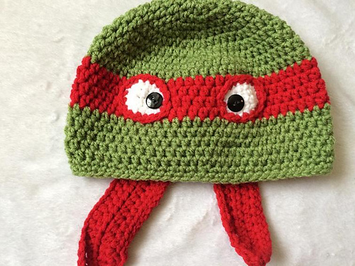 Ravelry: Ninja Turtle Hat pattern by The Crocheting Mom