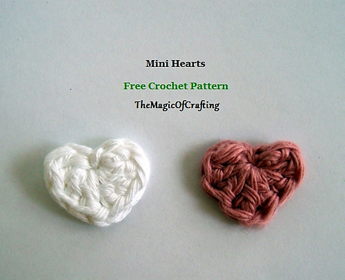 Ravelry: Mini Heart pattern by TheMagicOfCrafting