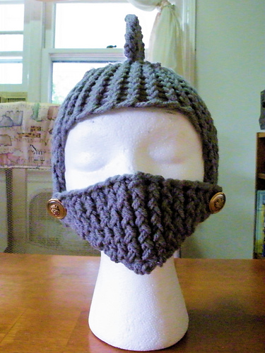Ravelry: Knight's Helmet and Tunic pattern by Scarlett Royale