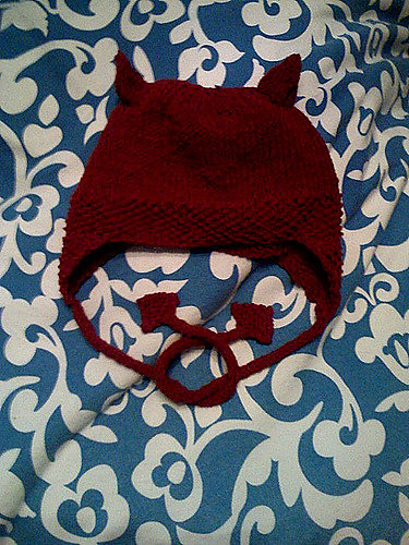 Ravelry: Adults-Only Devil Hat pattern by Kitty Schmidt