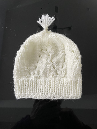 Ravelry: eyelet baby hat pattern by marianna mel
