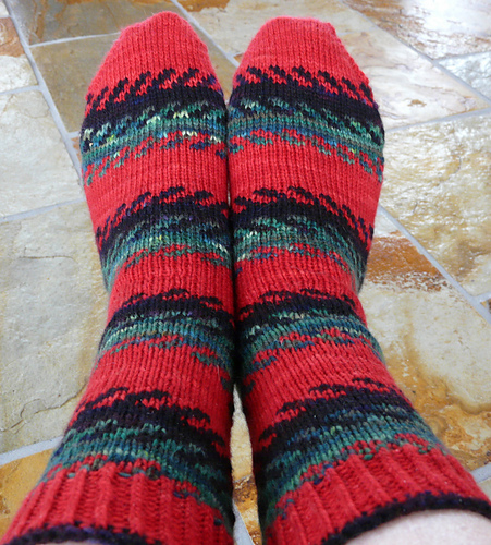 Ravelry: Interlock Socks pattern by Helen Gipson