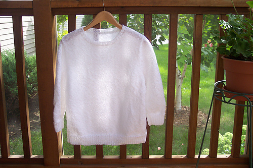 Ravelry: 3/4 Sleeve Classic Pullover #70478AD pattern by Sarah Hoadley