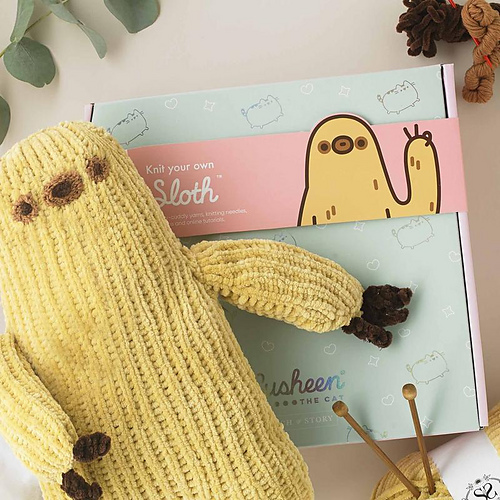 Ravelry: Pusheen: Sloth Plushie pattern by Stitch & Story