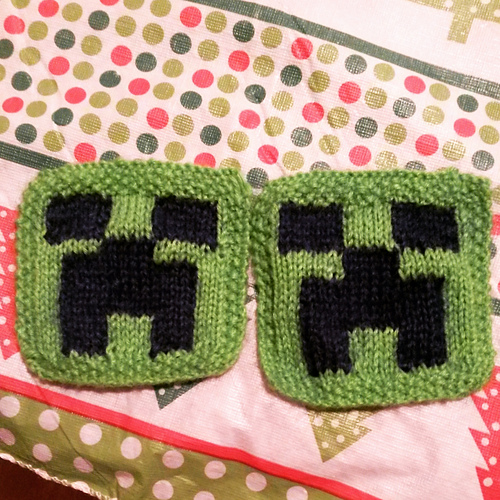 Ravelry: Minecraft Creeper - 2 pattern by Nancy Zellner