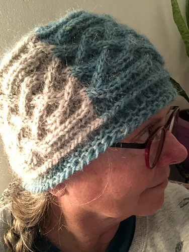 Ravelry: Saxon Braid Cabled Cap pattern by Rebecca Harmon