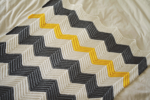 Ravelry: Chevron Afghan pattern by DragonStitches