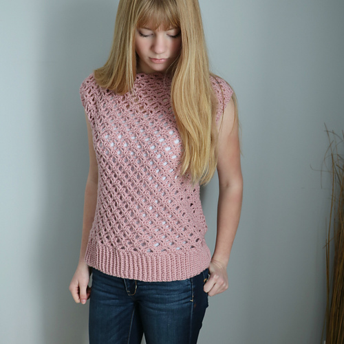 Ravelry: Modern Lace Pullover pattern by MJ's Off The Hook Designs