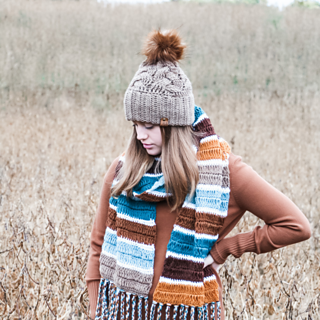 Ravelry: Fall For You Blanket Scarf pattern by MJ's Off The Hook Designs