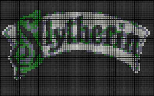 Ravelry: Slytherin Crest (for crochet, knit or cross-stitch) pattern by ...
