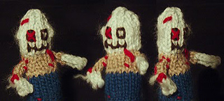 Ravelry: Zombie Finger Puppet pattern by Dione Read