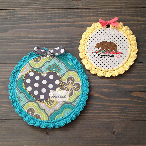 Ravelry: Crochet Embroidery Hoop pattern by Elizabeth Olson
