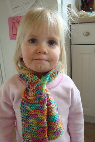 Ravelry: One Skein Plush Keyhole Scarf pattern by Becky Diffen