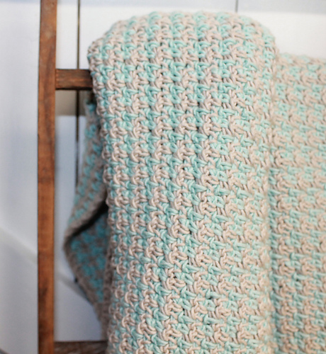 Ravelry: Oxford Cotton Baby Blanket pattern by Heather Hamlin