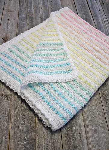 Ravelry: Icing on Top Baby Blanket pattern by Heather Hamlin