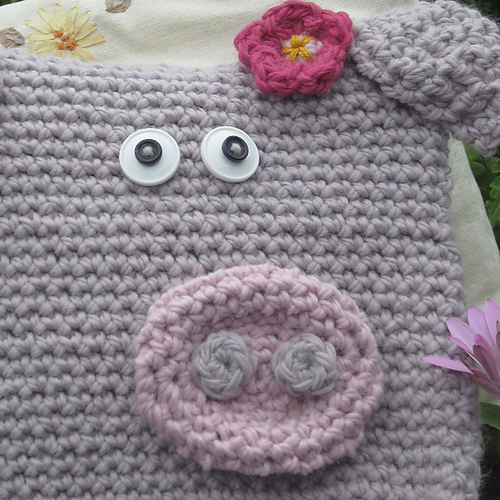 Ravelry: Primrose the Pig Pillow/ Pyjama Bag pattern by Sew Silly Lily