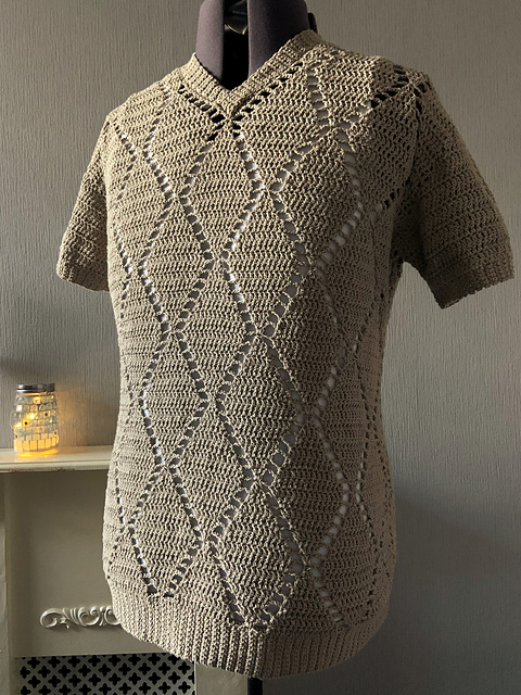 Ravelry: Diamond Mesh Top pattern by Seyhall Crochet Design