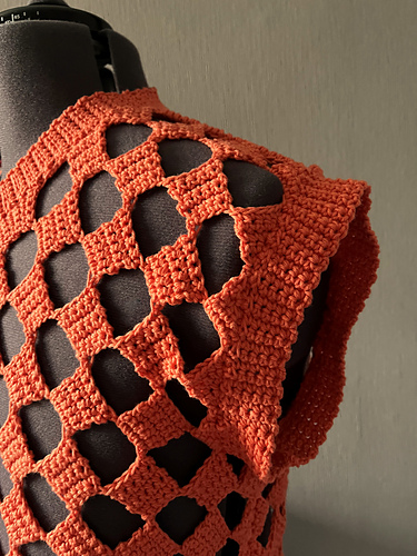 Ravelry: Checkered Mesh Sweater Vest pattern by Seyhall Crochet Design