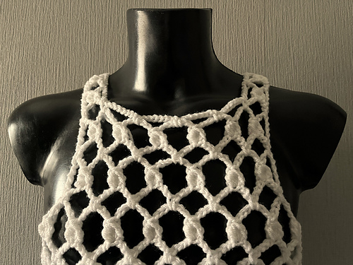 Ravelry: Cluster Knot Tank Top pattern by Seyhall Crochet Design