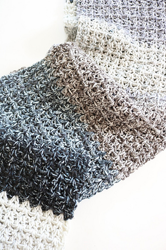 Ravelry: Mandala Ombre Scarf pattern by Susan Frick