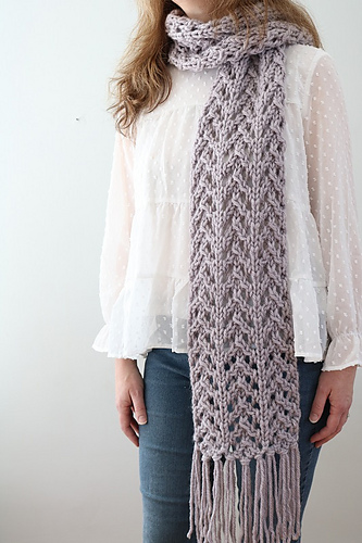 Ravelry: Bulky Lace Scarf pattern by Susan Frick
