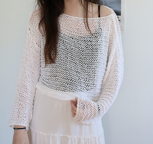 Ravelry: Summer Mesh Sweater pattern by Susan Frick