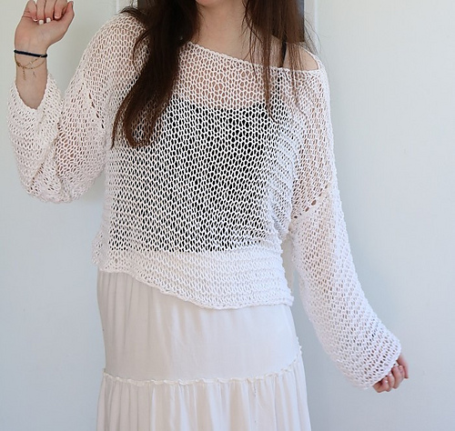 Ravelry: Summer Mesh Sweater pattern by Susan Frick