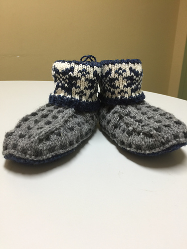 Ravelry: Thrummed Slipper Boots for Kids pattern by Suzanne Ghanem